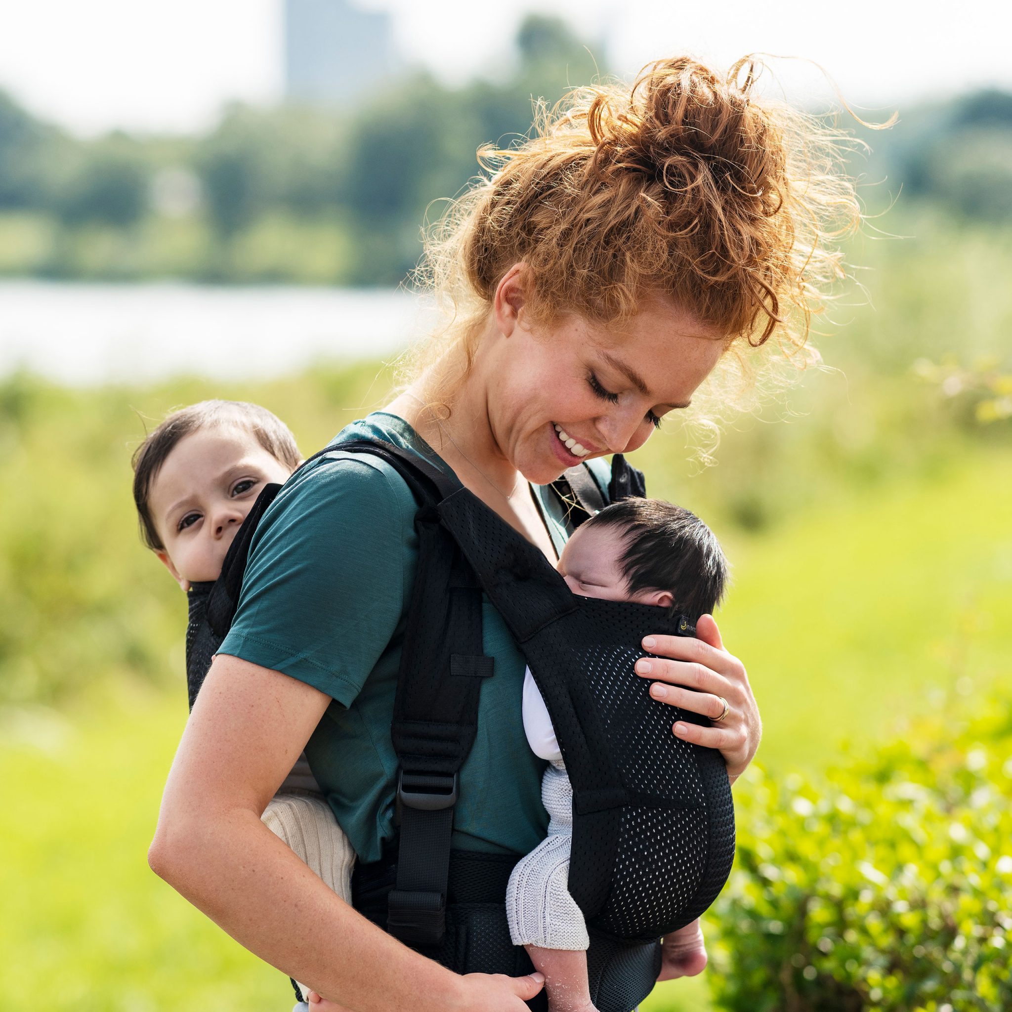 Tandem Carrier (0m+) - Black - Minimonkey
